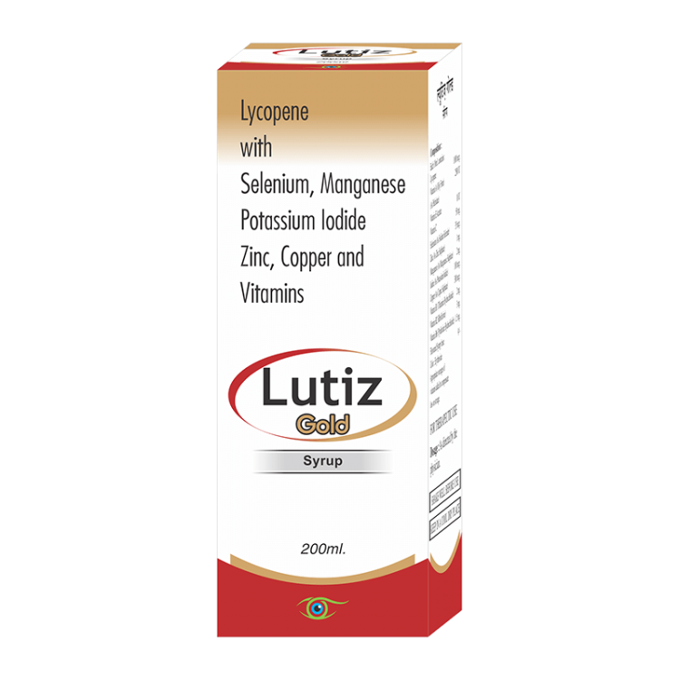 Lutiz Gold (Syrup) – Pharmtak Ophthalmics (I) Pvt. Ltd.