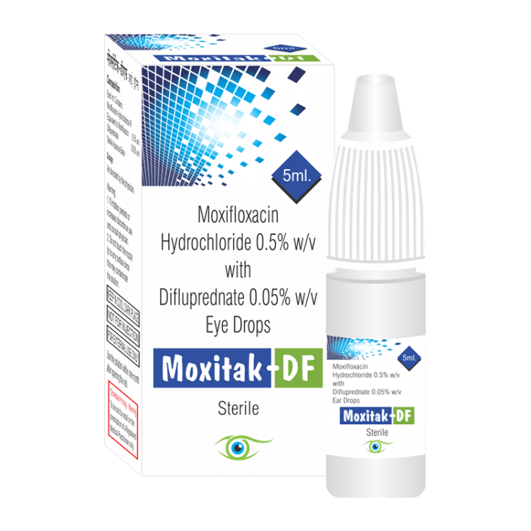 Moxitak DF (Eye Drops) – Pharmtak Ophthalmics (I) Pvt. Ltd.