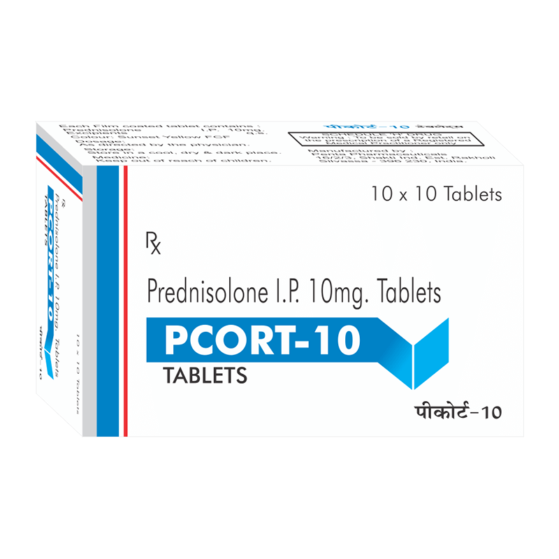 Pcort-10 Mg (Tablet) – Pharmtak Ophthalmics (I) Pvt. Ltd.