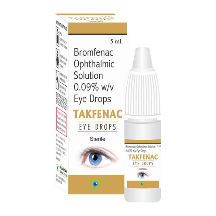 Takfenac (Eye Drops) – Pharmtak Ophthalmics (I) Pvt. Ltd.