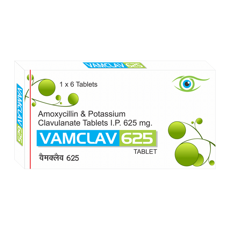 Vamclav-625 Tablets – Pharmtak Ophthalmics (I) Pvt. Ltd.