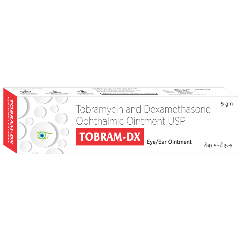 Tobram-DX (Eye/Ear Ointment) – Pharmtak Ophthalmics (I) Pvt. Ltd.