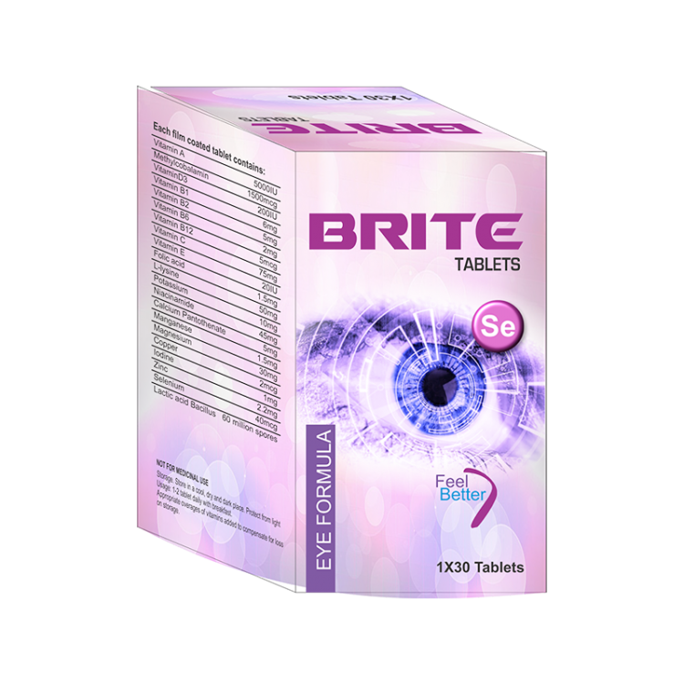 Brite Eye Tablets – Pharmtak Ophthalmics (I) Pvt. Ltd.