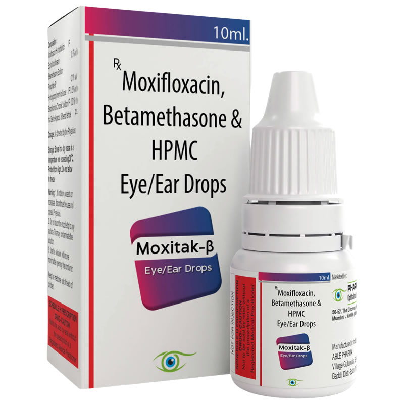 MOXITAK EYE EAR DROPS ANTI BACTERIALS WITH STEROID Pharmtak MOXITAK EYE EAR DROPS ANTI BACTERIALS WITH STEROID Pharmtak